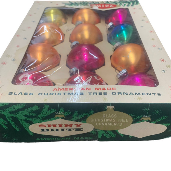 Shiny Brite | Holiday | Shiny Brite Vintage Glass Ornaments 2 Pieces ...